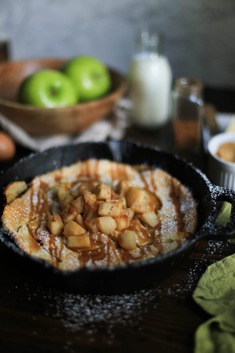 Easy Baked Apple Pancake - The District Table